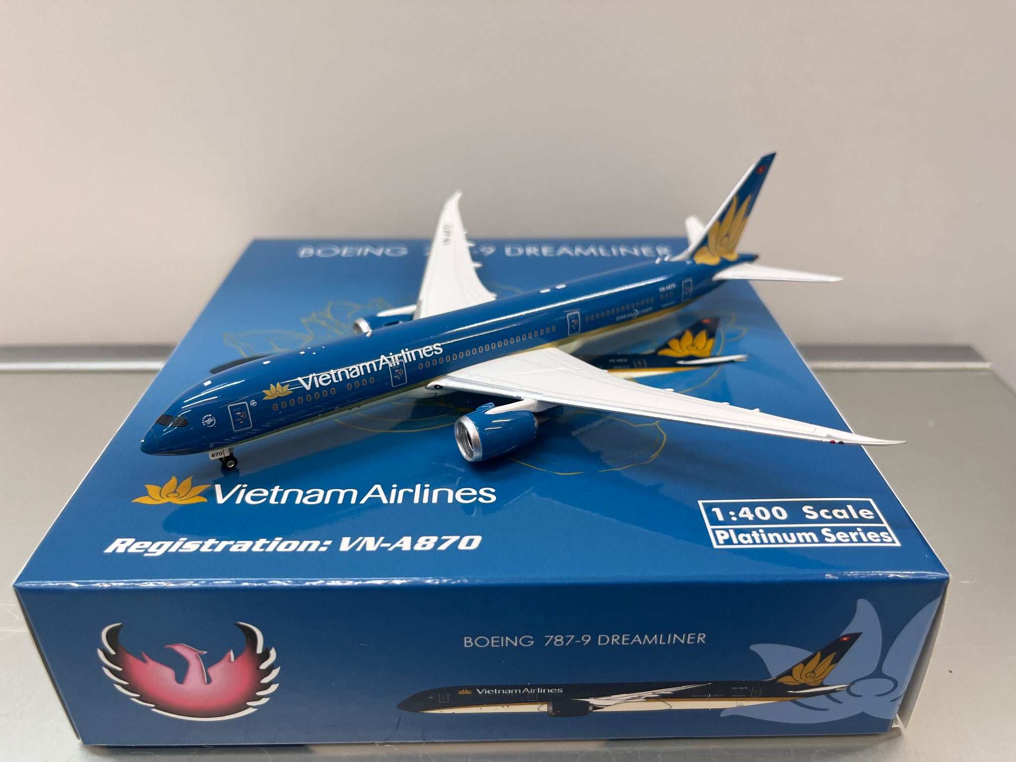 Vietnam Airlines B787-9 VN-A870 Phoenix 1:400 – Diecastbird Plane Model ...