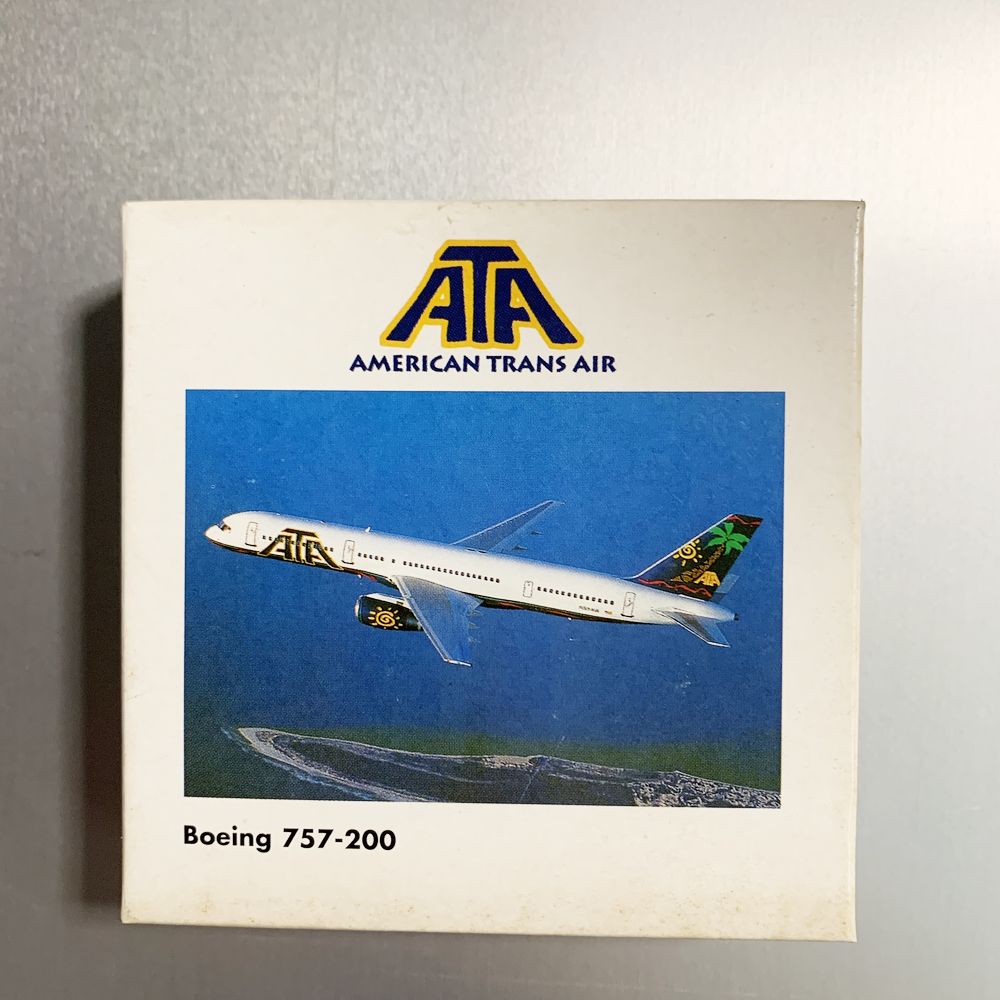 ATA B757-200 3600 Herpa 1:500 – Diecastbird Plane Model Store